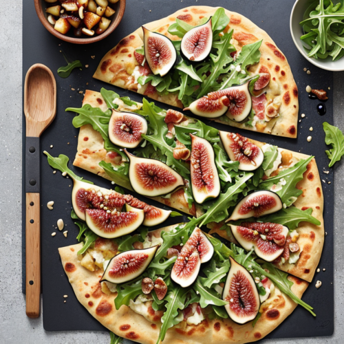 Balsamic Glazed Fig and Prosciutto Flatbread - Raicipe helps you to ...